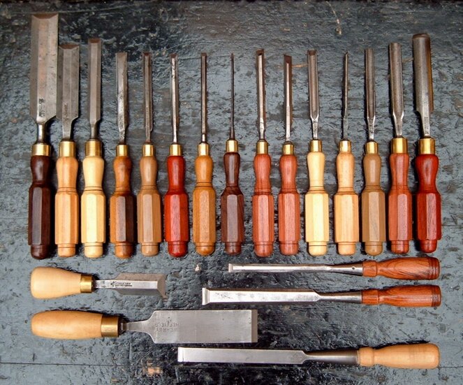 Making Best London Pattern Octagonal Chisel Handles | UK Workshop